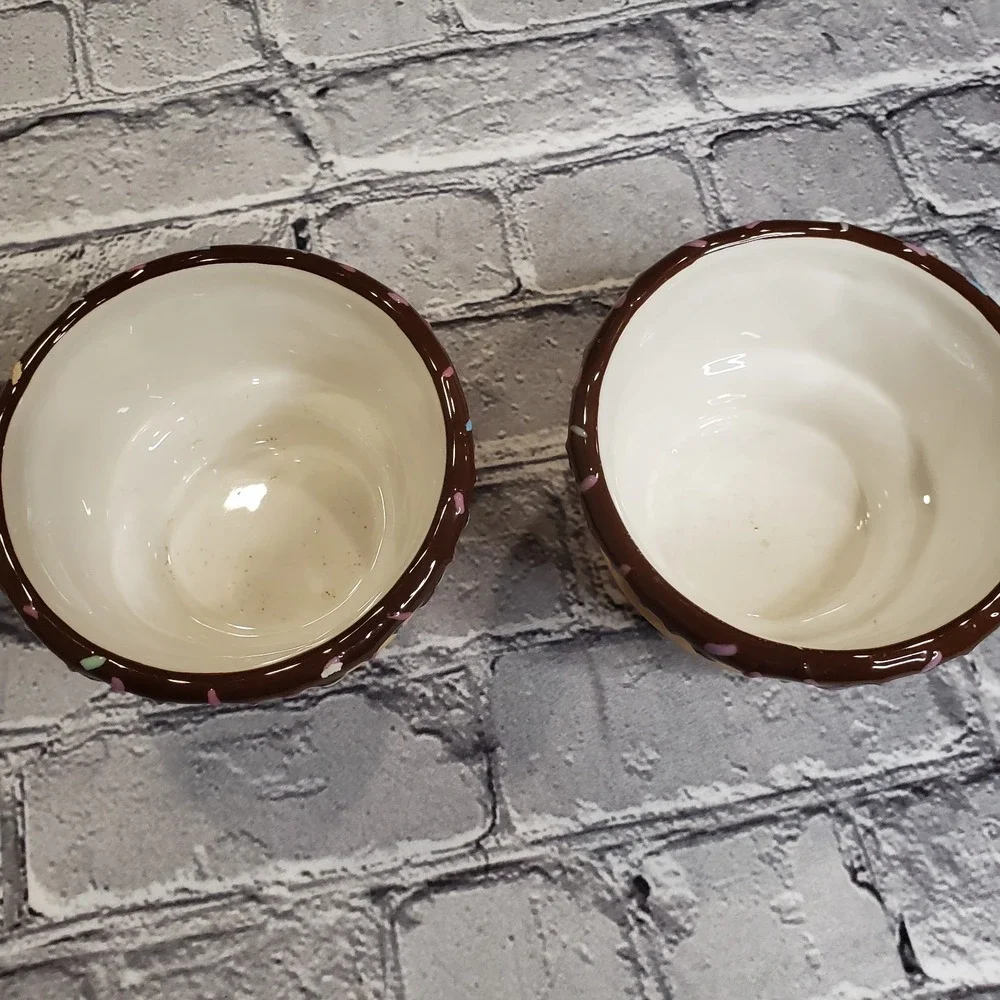 Oneida | Dining | Rare Oneida Set Of 2 Ice Cream Sundae Cone Cups ...